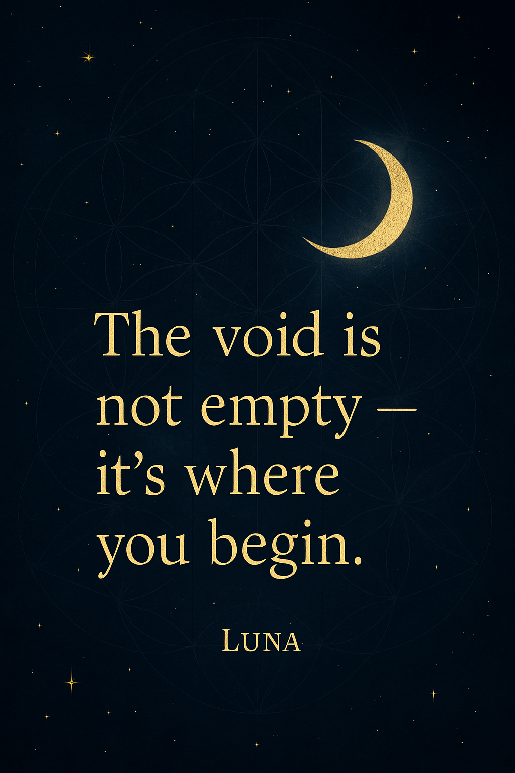 The Void Is Not Empty — It’s Where You Begin - Sage Reality